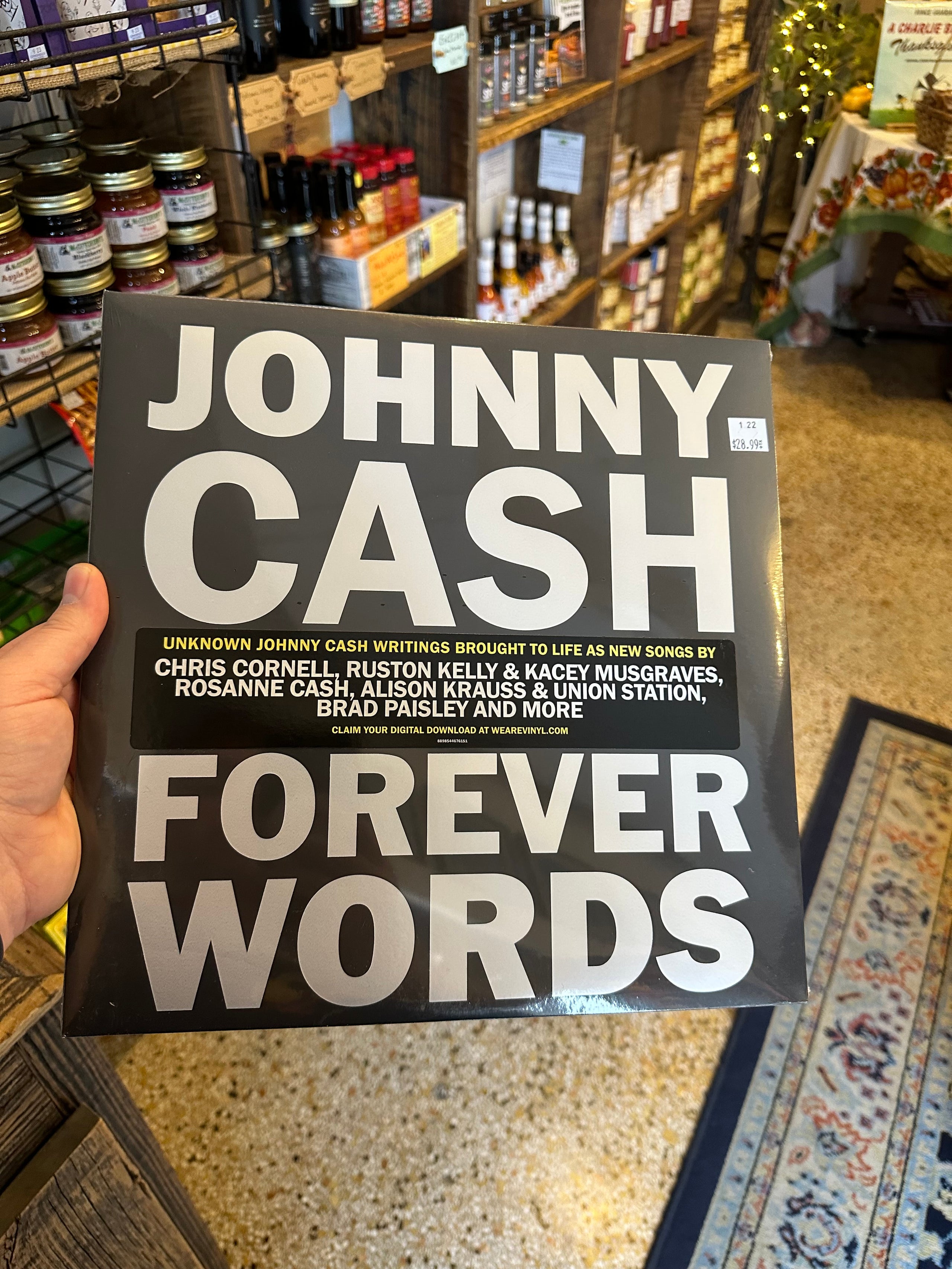 Johnny Cash Forever Words Vinyl Album My Site